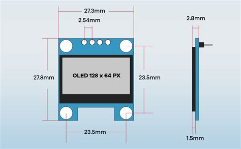 Hosyond 5 件 096 吋 Oled I2c Iic 顯示器模組 12864 128x64 像素 Ssd1306 迷你 自發光 Oled 螢幕板 相容於