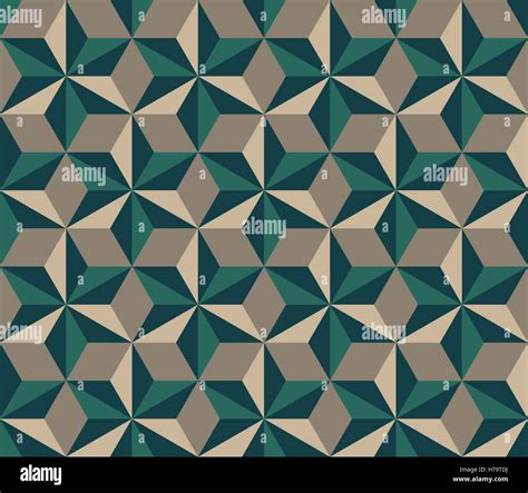 Vector Seamless Hexagonal Triangles Rhombus Pattern Stock Vector Image And Art Alamy