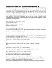 Primary Source Reading Journal Pdf HISTORY OF SEX WINTER PRIMARY SOURCE