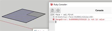 rangeerror is not id value · issue 9 · aerilius sketchup console