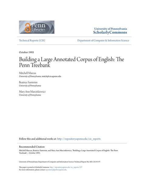 Penn Treebank Paper Fulltext Docsharetips