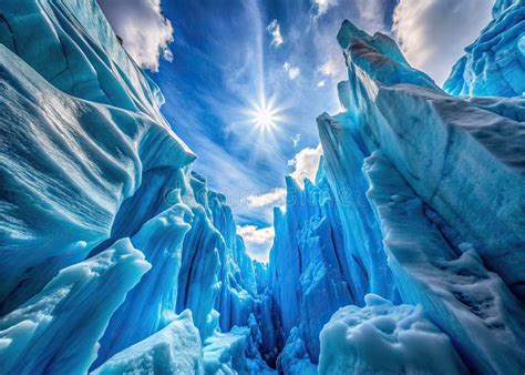 Majestic Arctic Ice Walls And Blue Ice Caves A Breathtaking Winter
