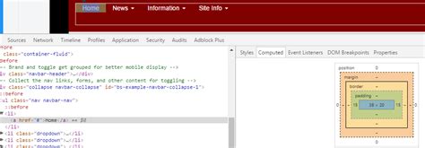 Jquery Can T Remove The Padding Under Menu Items Bootstrap Stack Overflow