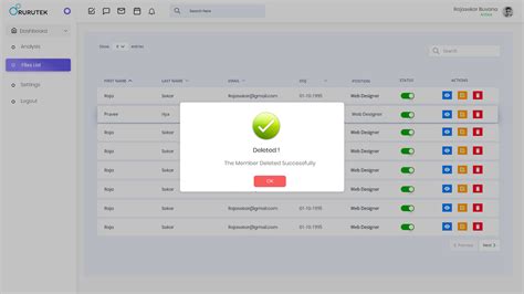Web Application Login Page Reports UI Popup UI Behance
