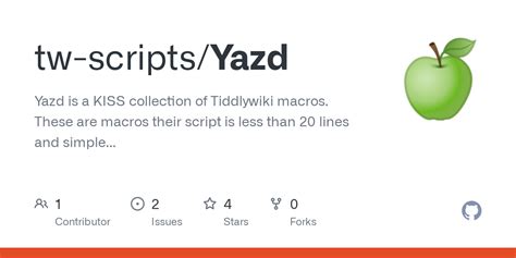 github tw scripts yazd yazd is a kiss collection of tiddlywiki