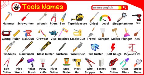 Hardware Tools Names And Pictures Ready Stock Hardware Tool Set