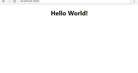 ReactJS Tutorial For Beginners Hello World
