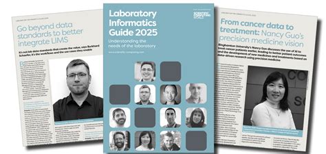 out now the laboratory informatics guide 2025 scientific computing world