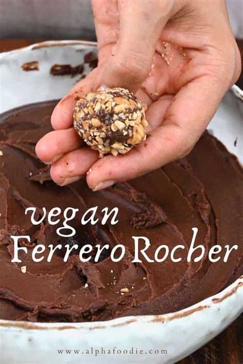 Hazelnut Truffles Vegan Ferrero Rocher Alphafoodie