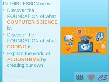 Elementary Computer Science Coding And Algorithms PPT TpT