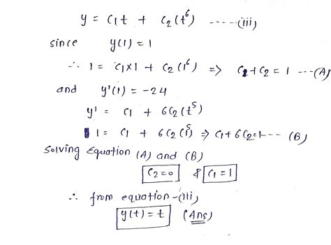 [solved] solve the given initial value problem for the cauchy euler