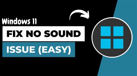 Windows 11 How To Fix No Sound Youtube