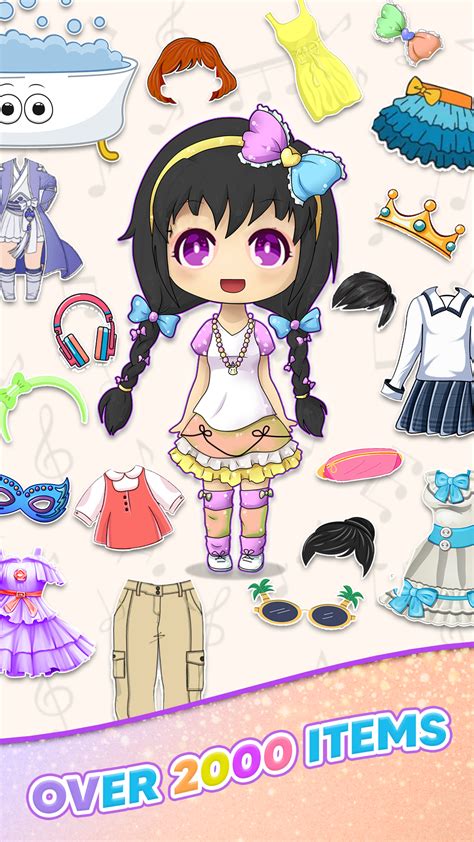 Chibi Doll Dress Up Games For Girls Diy Paper Doll Makeover And
