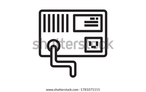 Ac Computer Part Power Supply Icon Stock Vector Royalty Free 1781071115 Shutterstock