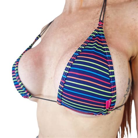 Neon Lights String Bikini Bold And Provocative Suit