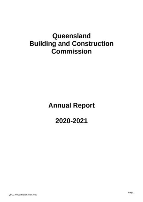 Construction Spreadsheet 29825 Publication Qbcc Annual Report 2020 2021