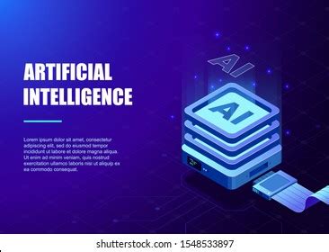Artificial Intelligence Isometric Images Stock Photos Vectors Shutterstock
