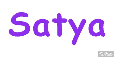 Satya Name Animated  Logo Designs