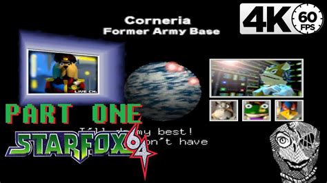 Part 01 Corneria Star Fox 64 Virtual Console 4k