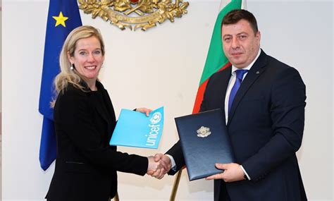 Министерството на младежта и спорта и УНИЦЕФ подписаха меморандум