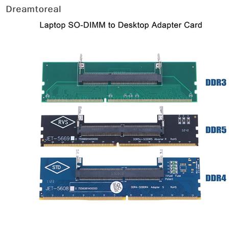 Demtl Ddr3 Ddr4 Ddr5 Laptop So Dimm Sang Máy Tính Để Bàn Adapter Thẻ