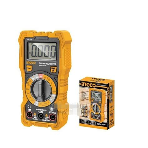 Ingco Digital Multimeter Cat 111 600v Dm200 Best Price Online Jumia Kenya