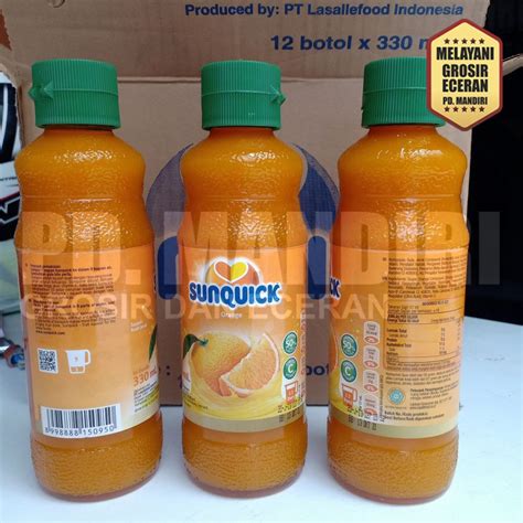 Jual Sunquick Orange 330 Ml Shopee Indonesia