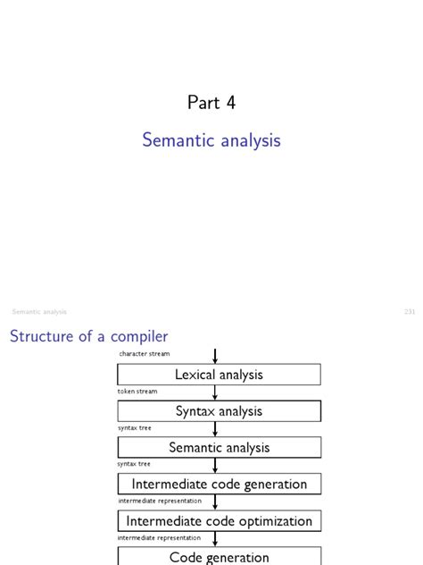 semantic analysis 231 pdf compiler parsing