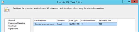 Ssis Using Variables In Query Name Stack Overflow