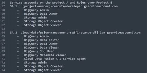 Google Cloud Data Fusion Error In Access To Bigquery Unable To Get Details About The Bigquery