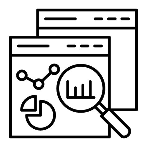 Premium Vector Analytics Icon