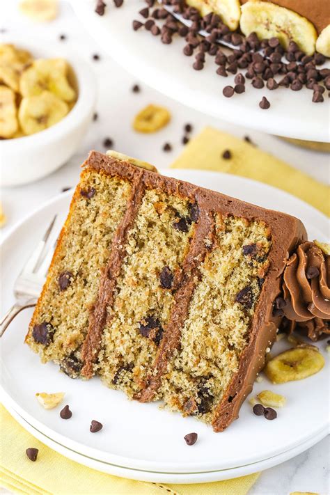 Chocolate Banana Layer Cake Banana Layer Cake With Rich Chocolate