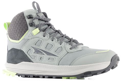 Altra Womens Lone Peak Hiker 3 Trail Running Shoes Gray Green Tactics