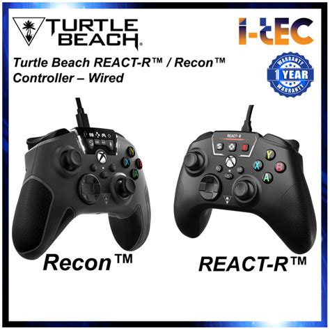 Turtle Beach React R™ Recon™ Gaming Controller Wired Black Lazada