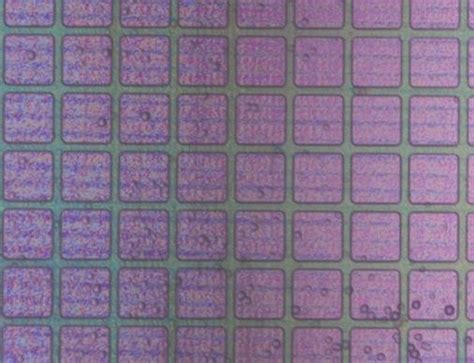 Top View Optical Micrograph Of A Pixel Array On A Curved Detector Download Scientific Diagram