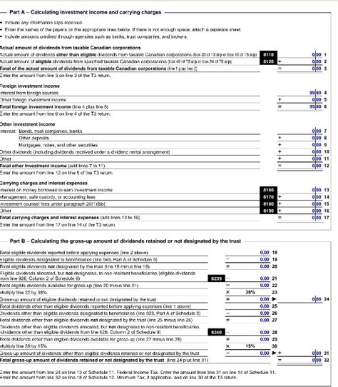 wrapping up simple t3 return r cantax