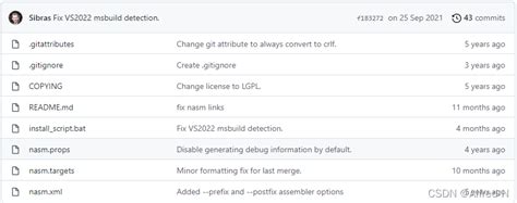 Windows上使用vs编译x264的方法win安装yasm Csdn博客