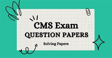 Download UPSC CMS Exam Previous Years Question Papers
