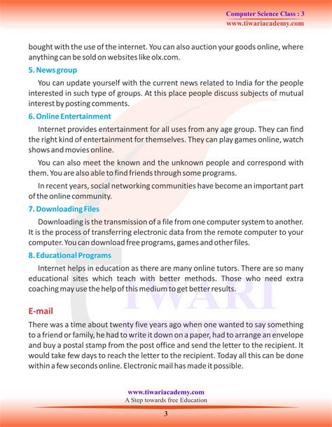 Class 5 Computer Science Chapter 8 You Have Got A Mail Class 5 Computer Science Chapter 8 You Have Got A Mail