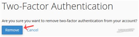 How To Disable The Two Factor Authentication On Your Cpanel Account