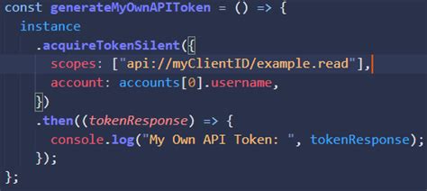 Acquiretokensilent Invalid Graph Api Access Token After Fetching A Token For Your Own Api