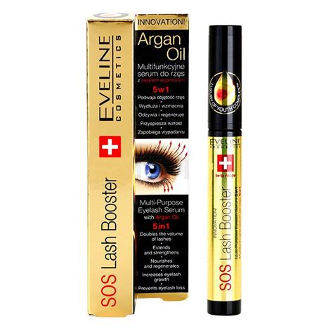 EVELINE SOS LASH BOOSTER ARGANOWE SERUM DO RZĘS - 7340593539 ...