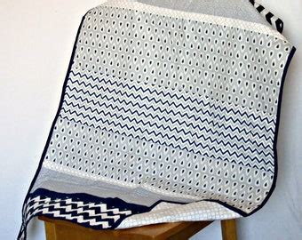 Navy White Bedding Etsy