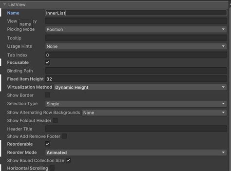 Foldouts In Listviews Can Remove Each Other When Expanded Unity