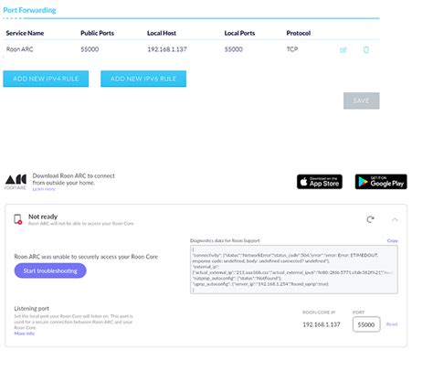 Connecting Roon Arc Correctly Arc Port Forwarding Help Roon Labs Community