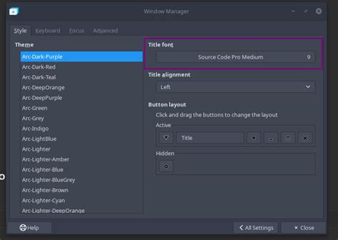 Xfce Fonts Problem General System Endeavouros