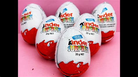 Unboxing Kinder Surprise Eggs Youtube