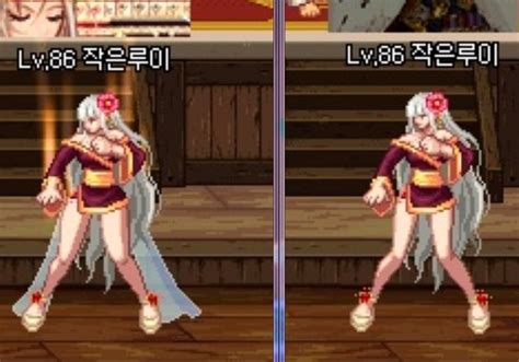 던파 여자 격투가 도트 개편 Beforeandafter 네이버 블로그