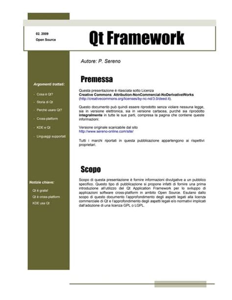 Che Cosa è Il Qt Framework Pdf