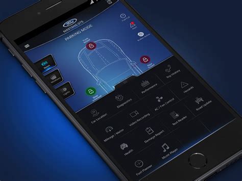 Car Control App Drawar Car App Mobile App Design Car Ui